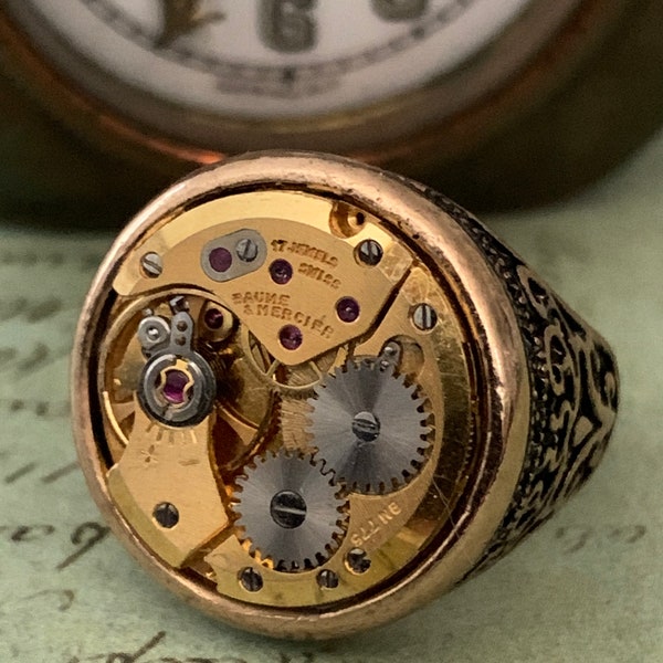 Watch Movement Ring - Etsy