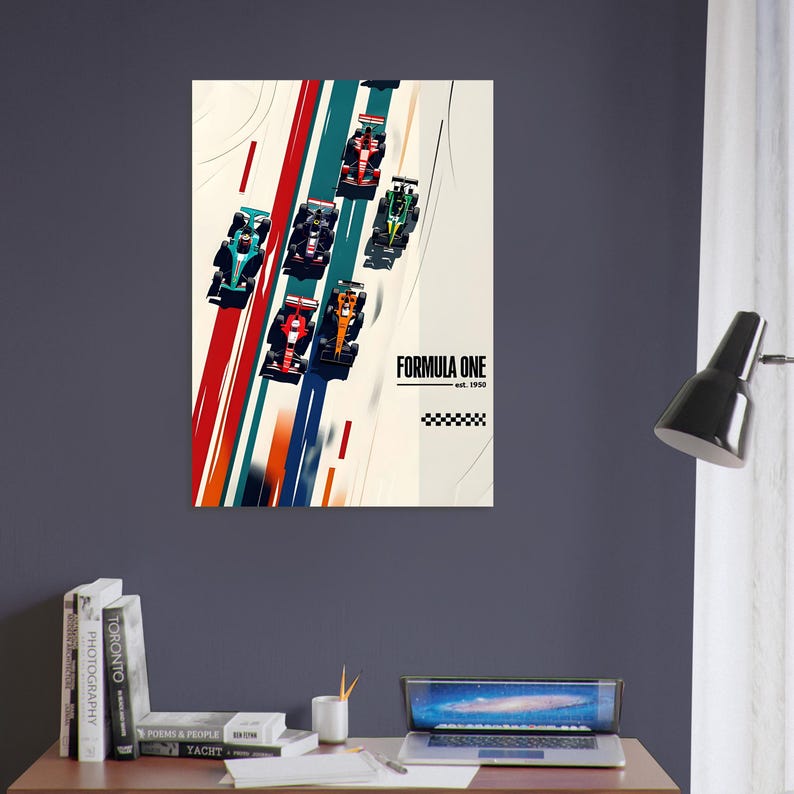Formula 1 Poster F1 Art Work Unique Art Print for Racing Enthusiasts - Etsy