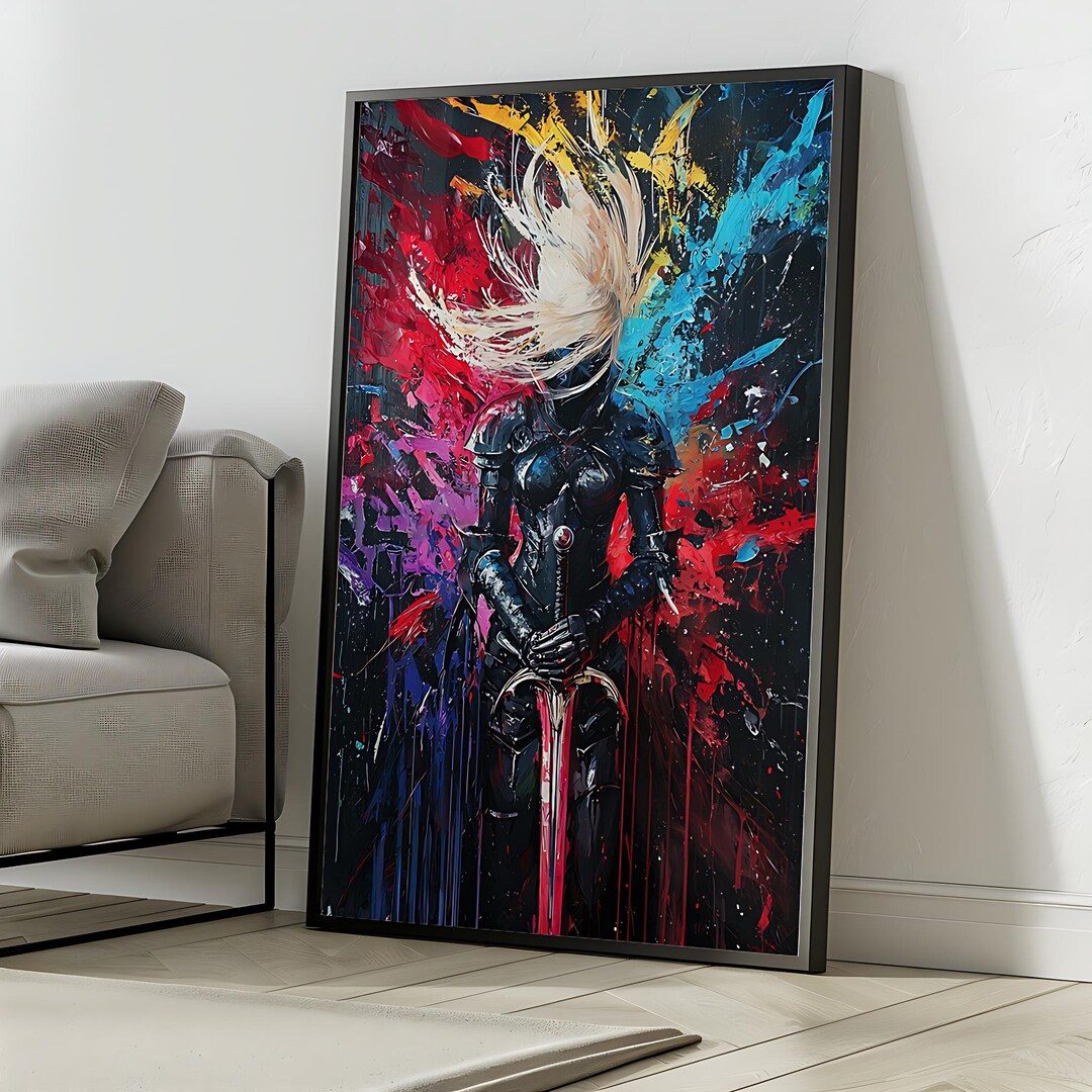 Dark Fantasy Claymore Anime Action Poster | Yoma L Silver-eyed Witches ...