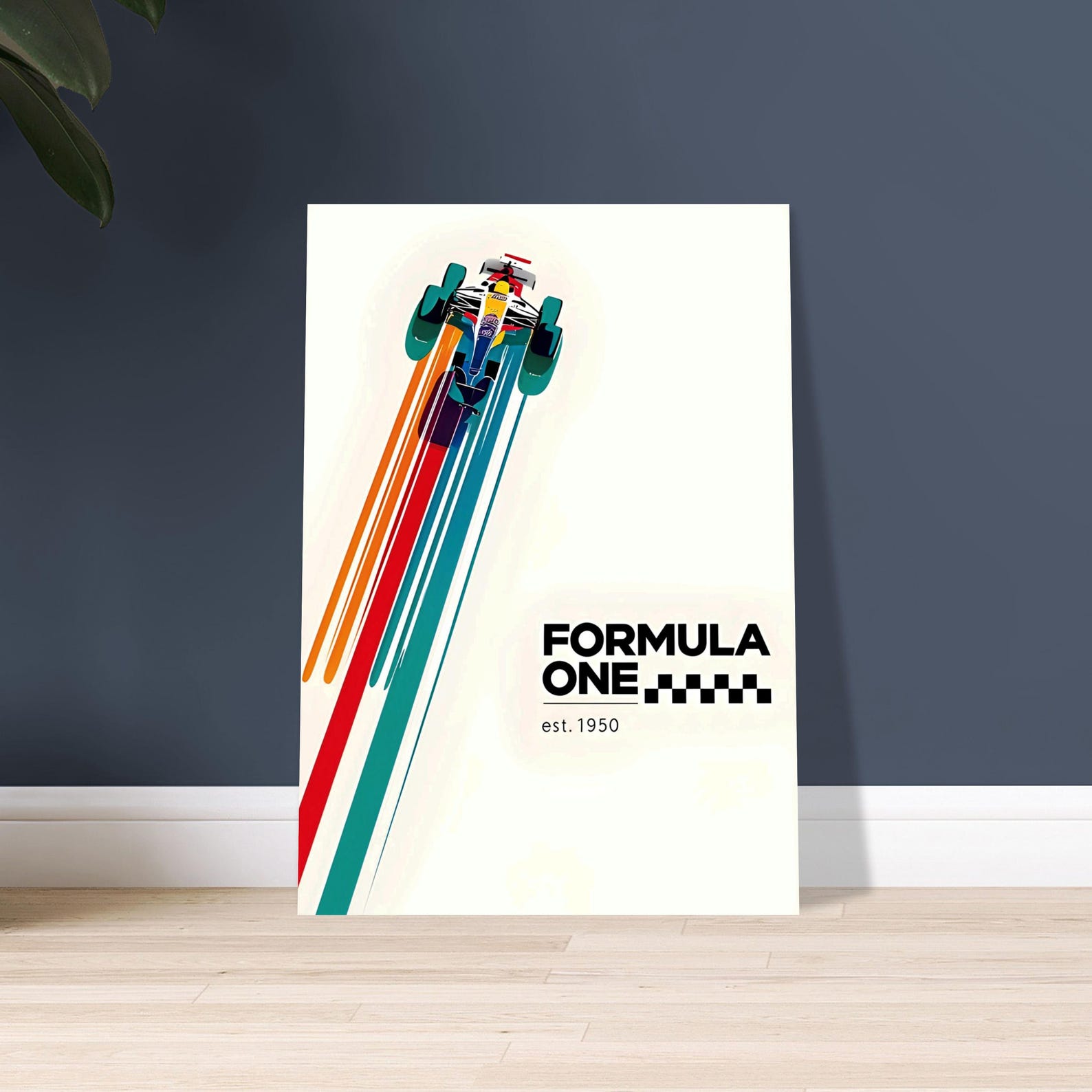Formula One Racing Car Poster Formula 1 Wall Art Print for Sports Rooms ...