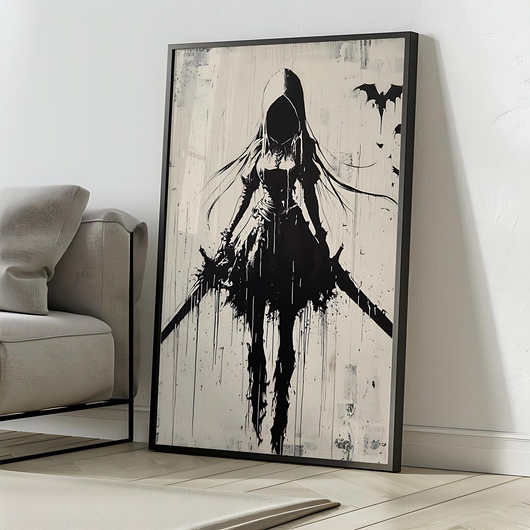 Black & White Grungy Claymore Poster: Teresa, Clare, Priscilla, the ...