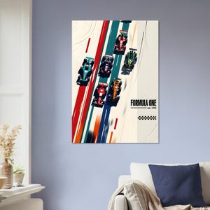 Formula 1 Poster F1 Art Work Unique Art Print for Racing Enthusiasts - Etsy