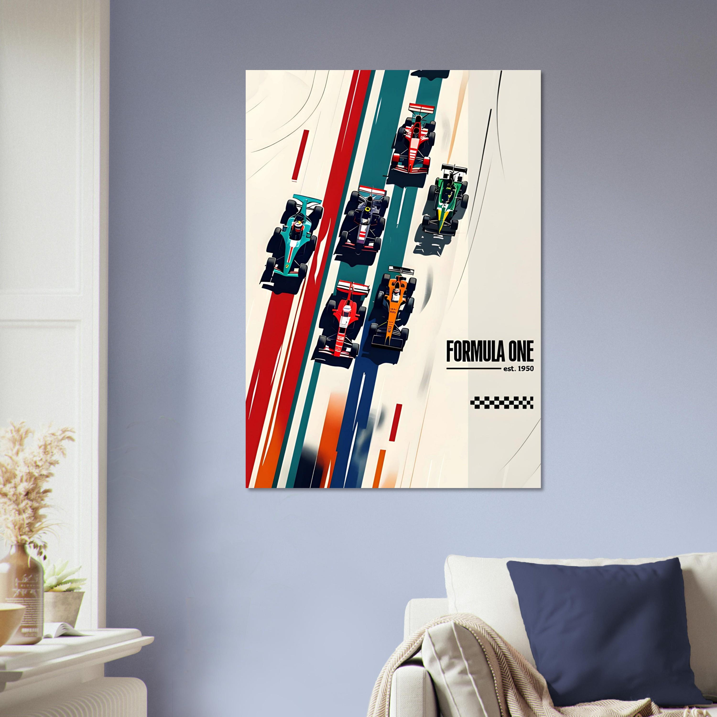 Formula 1 Poster F1 Art Work Unique Art Print for Racing Enthusiasts - Etsy