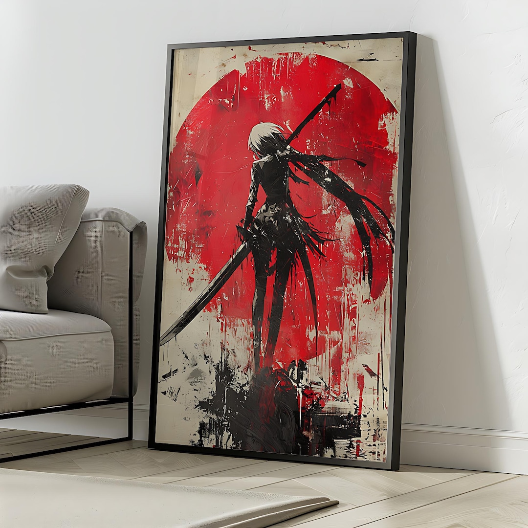 Samurai-style Claymore Anime Poster: Silver-eyed Warriors, Yoma ...