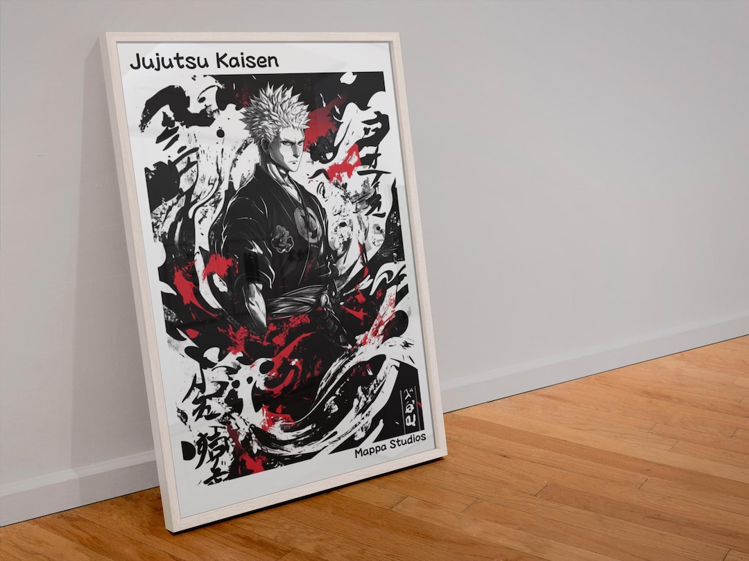 Jujutsu Kaisen Anime Poster | Manga Print | Vintage-inspired Wall Decor ...