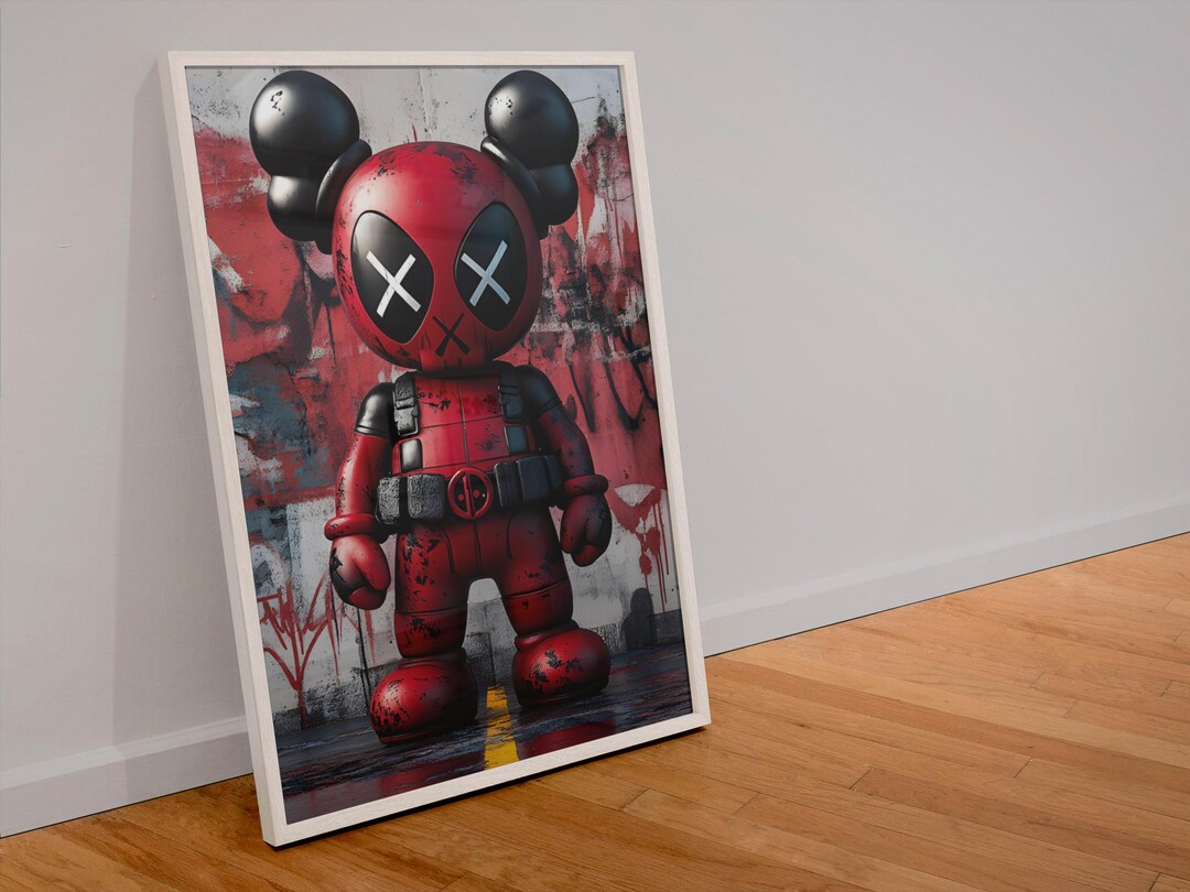 Deadpool KAWS Bearbrick, Hypebeast Art, Kaws Poster, Kaws, Bearbricks ...