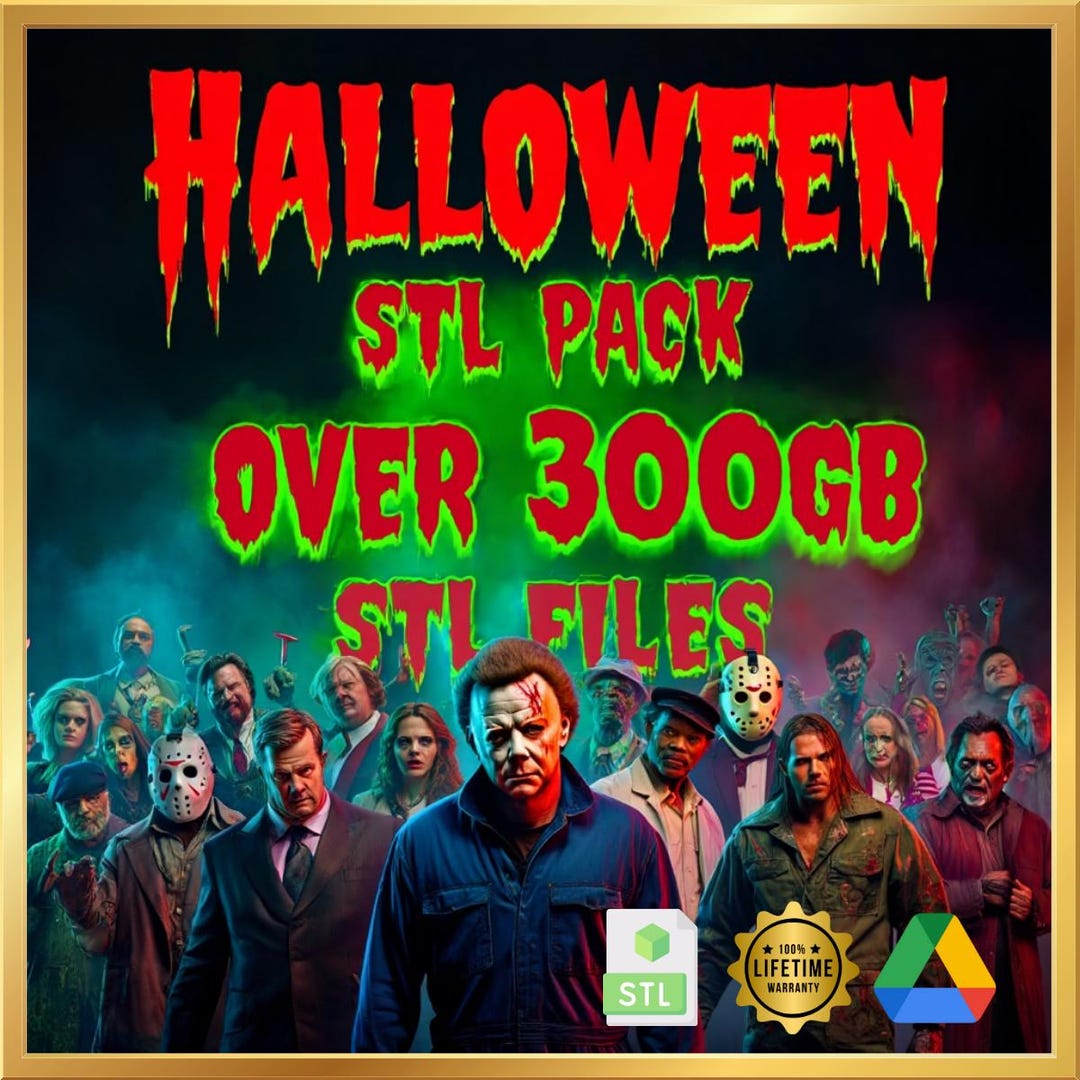 Mega 3D STL Files Pack - HALLOWEEN - Over 300+GB | 3D Model File ...