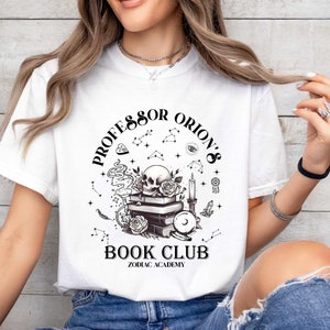 Professor Orions Book Club Zodiac Academy Merch Shirt, Gift for Book ...