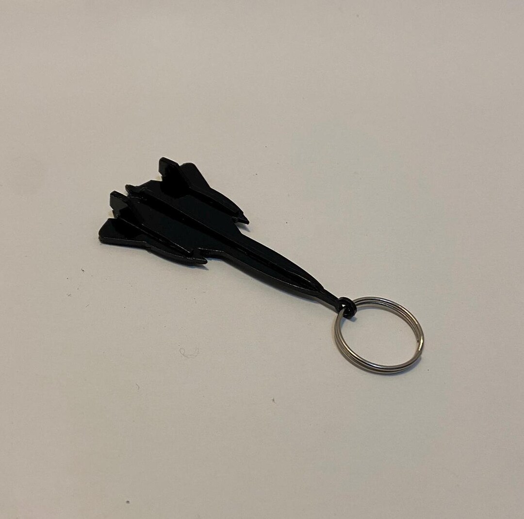 SR-71 Blackbird Keychain With Keyring Metal Laser Cut Laser Welded - Etsy