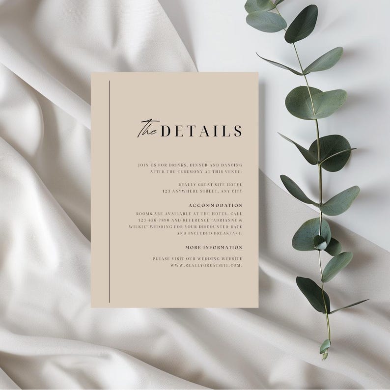 Editable Wedding Invtiation Template, Wedding Invitation Download ...