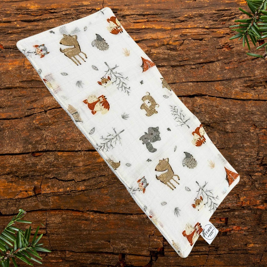 Woodland Wonder Baby Burp Cloth Soft Gauze With Terry Magic Soft ...