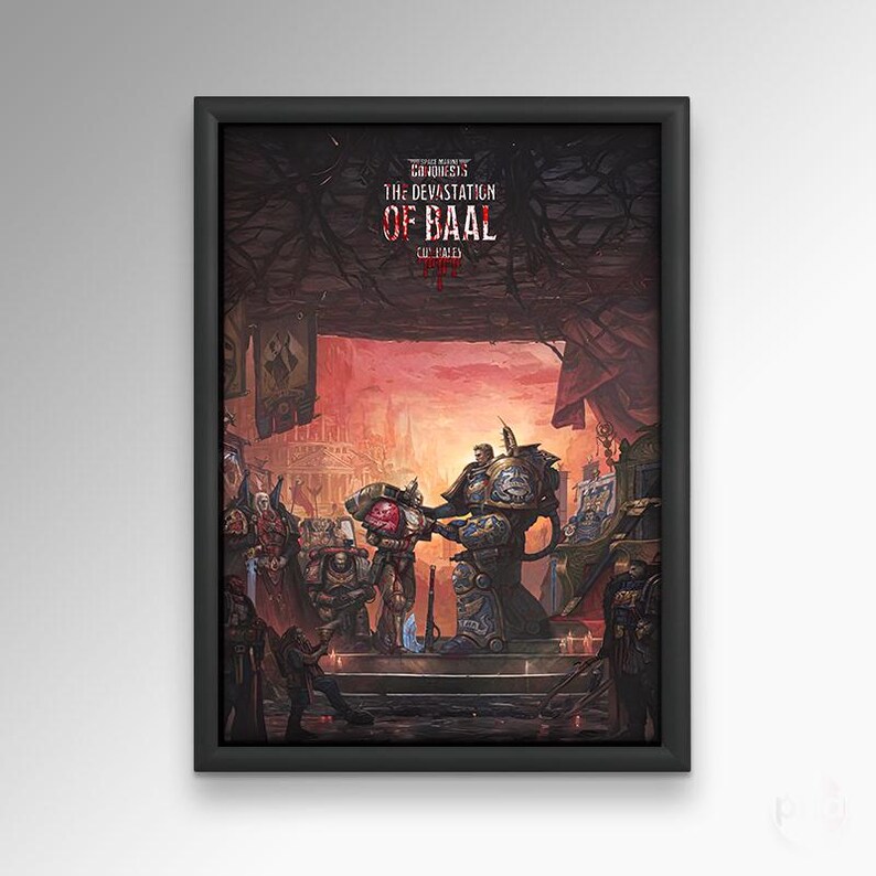 WARHAMMER 40K POSTER Devastation at Baal Guy Haley , Gulliman Dante Mephiston Sci-fi Poster - Etsy