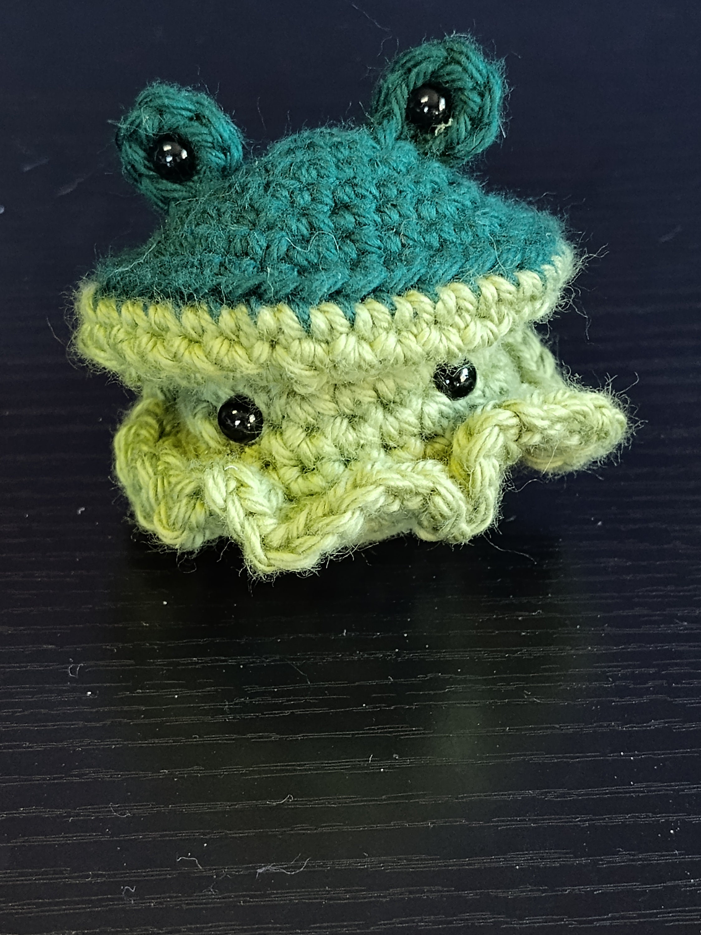 Frog Cap Mushroom Amigurumi Keychain - Etsy