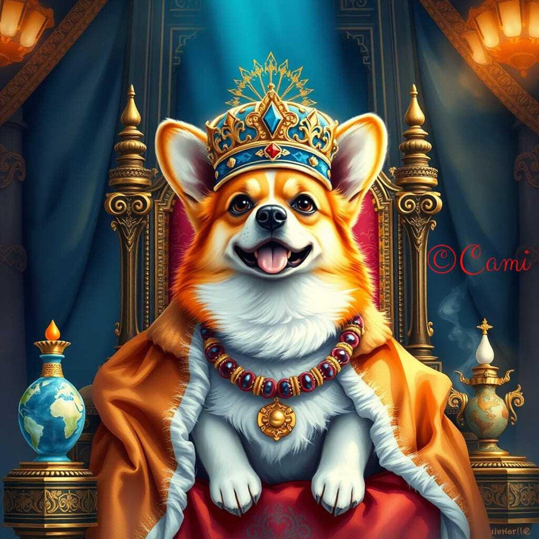 King Corgi - Etsy