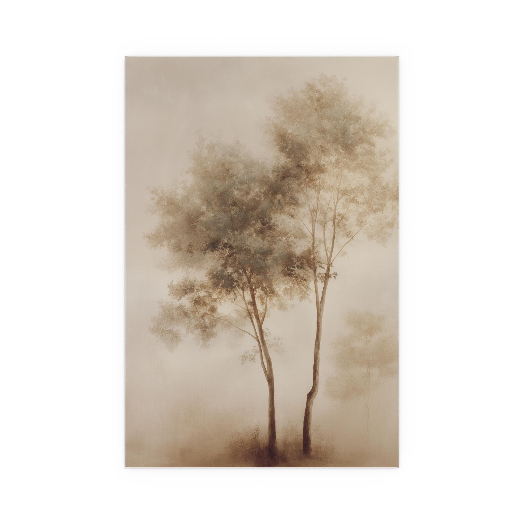 Muted Tree Landscape Print | Peaceful Scenery | Farmhouse Decor ...