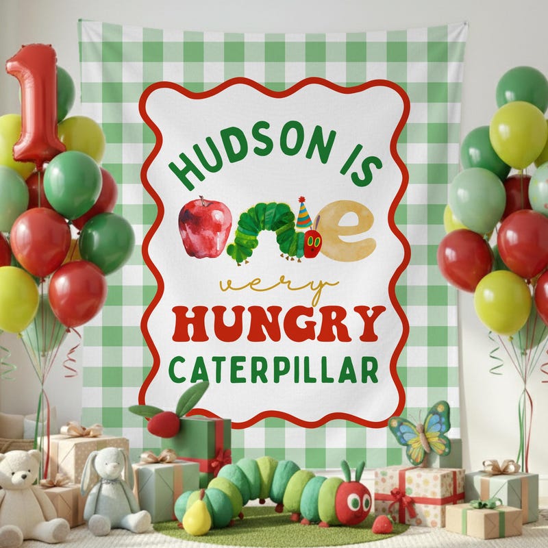 Caterpillar Banner - Etsy
