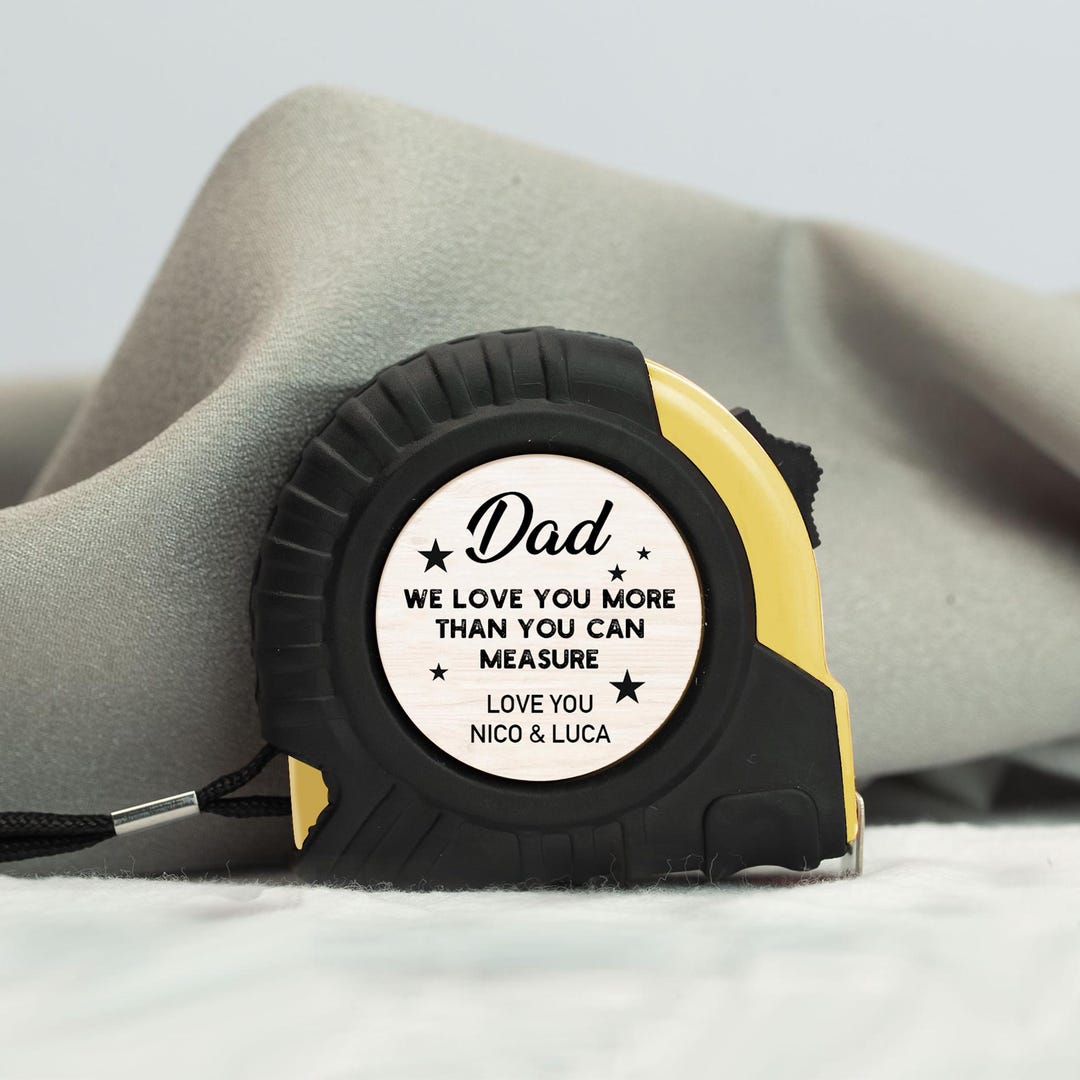 Dad Gift Measuring Tape Personalized Tape Measure for Fathers Day Dad ...