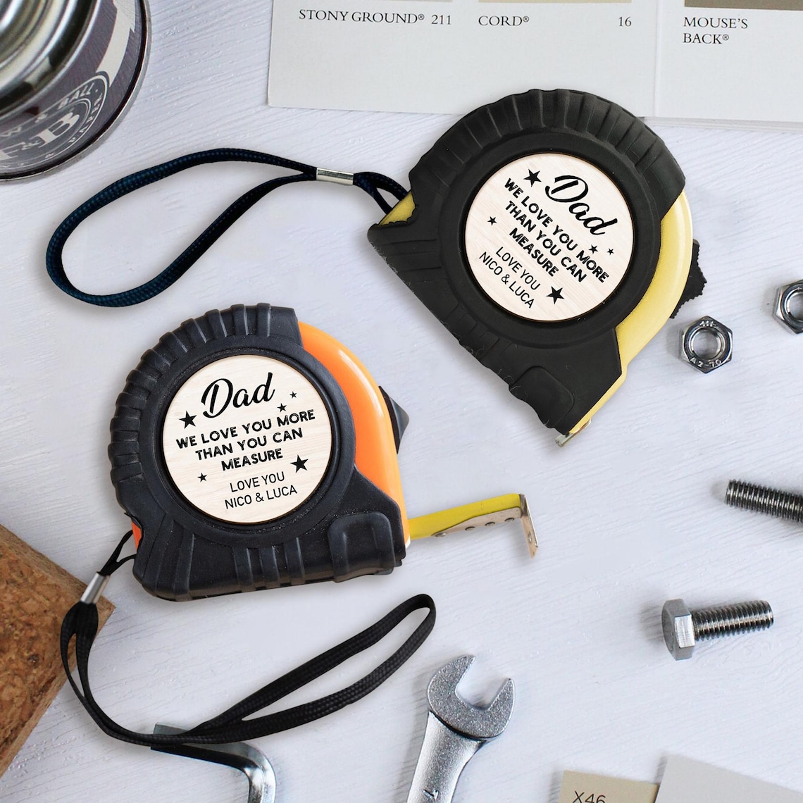 Dad Gift Measuring Tape Personalized Tape Measure for Fathers Day Dad ...