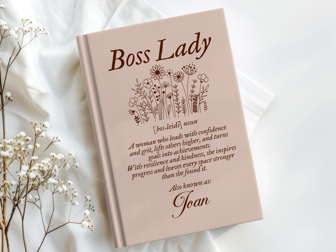 Boss Lady Journal, Boss Lady Gifts, Gift for Boss Lady, Custom Boss ...