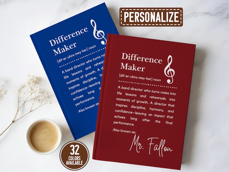 Personalized Band Director Journal: Appreciation Gift for Band ...