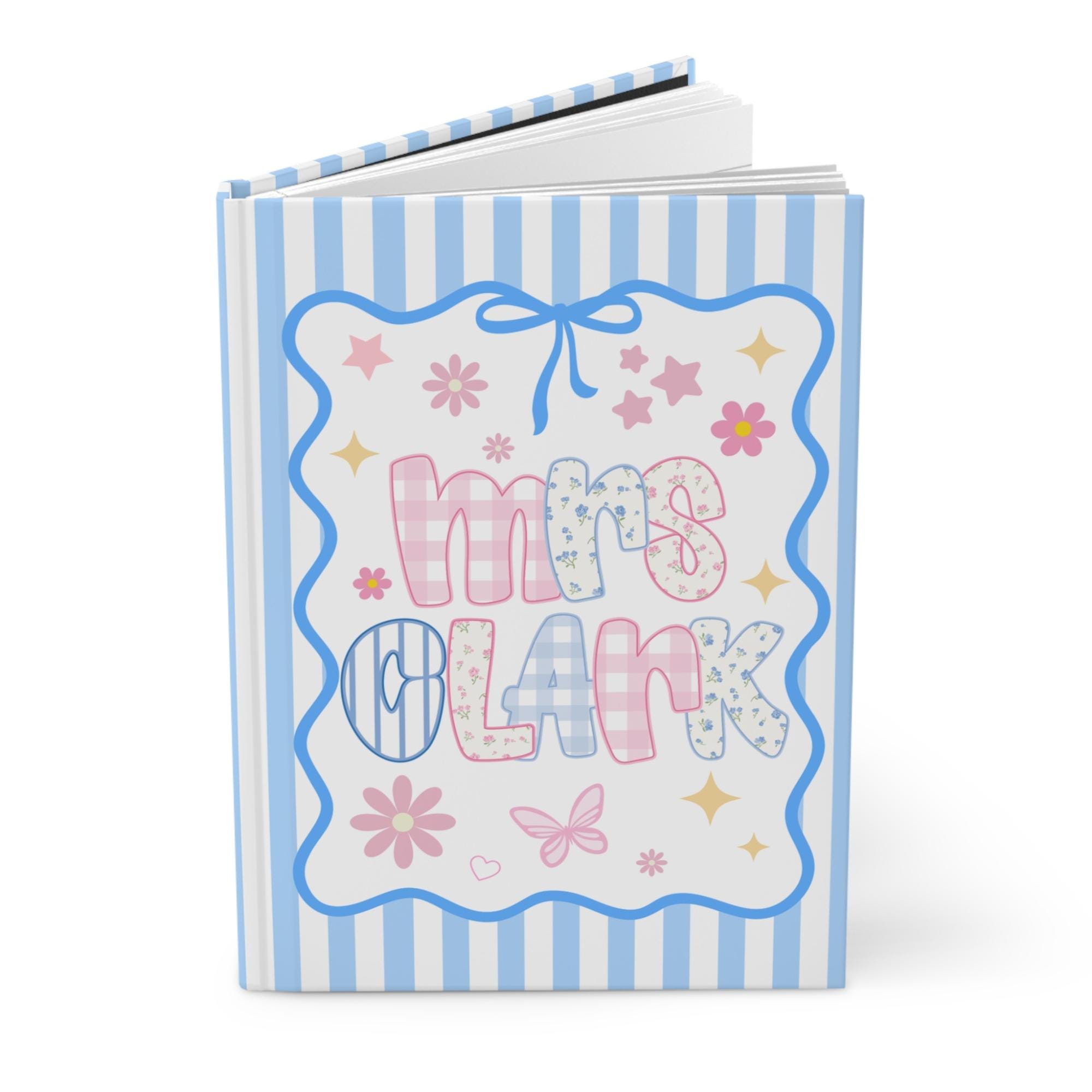 Personalized Teacher Journal With Name, Back to School Notebook ...