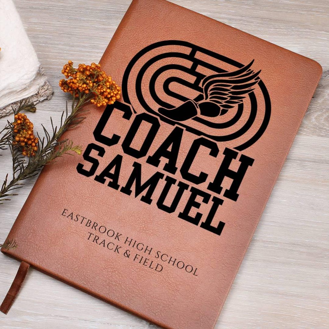 Personalized Track Coach Gift Journal Track and Field Coach Thank You ...