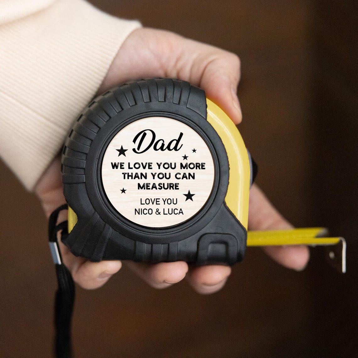 Dad Gift Measuring Tape Personalized Tape Measure for Fathers Day Dad ...