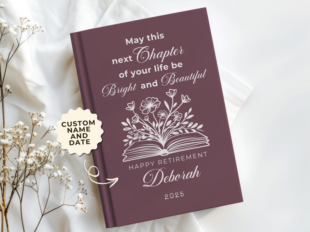 Retirement Gift for Coworker Journal, Coworker Retirement New Chapter ...
