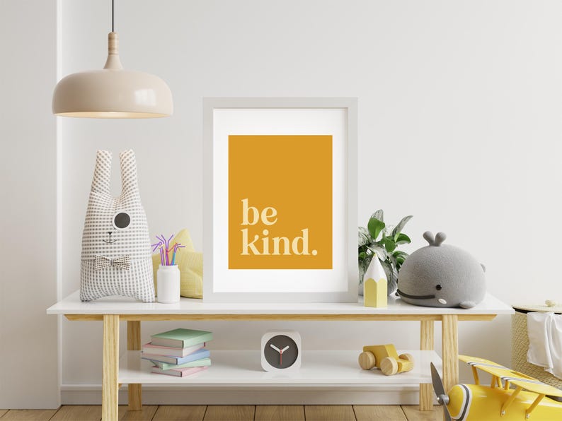Be Kind Printable Wall Art | Classroom Decor | Kindness Quote Print ...