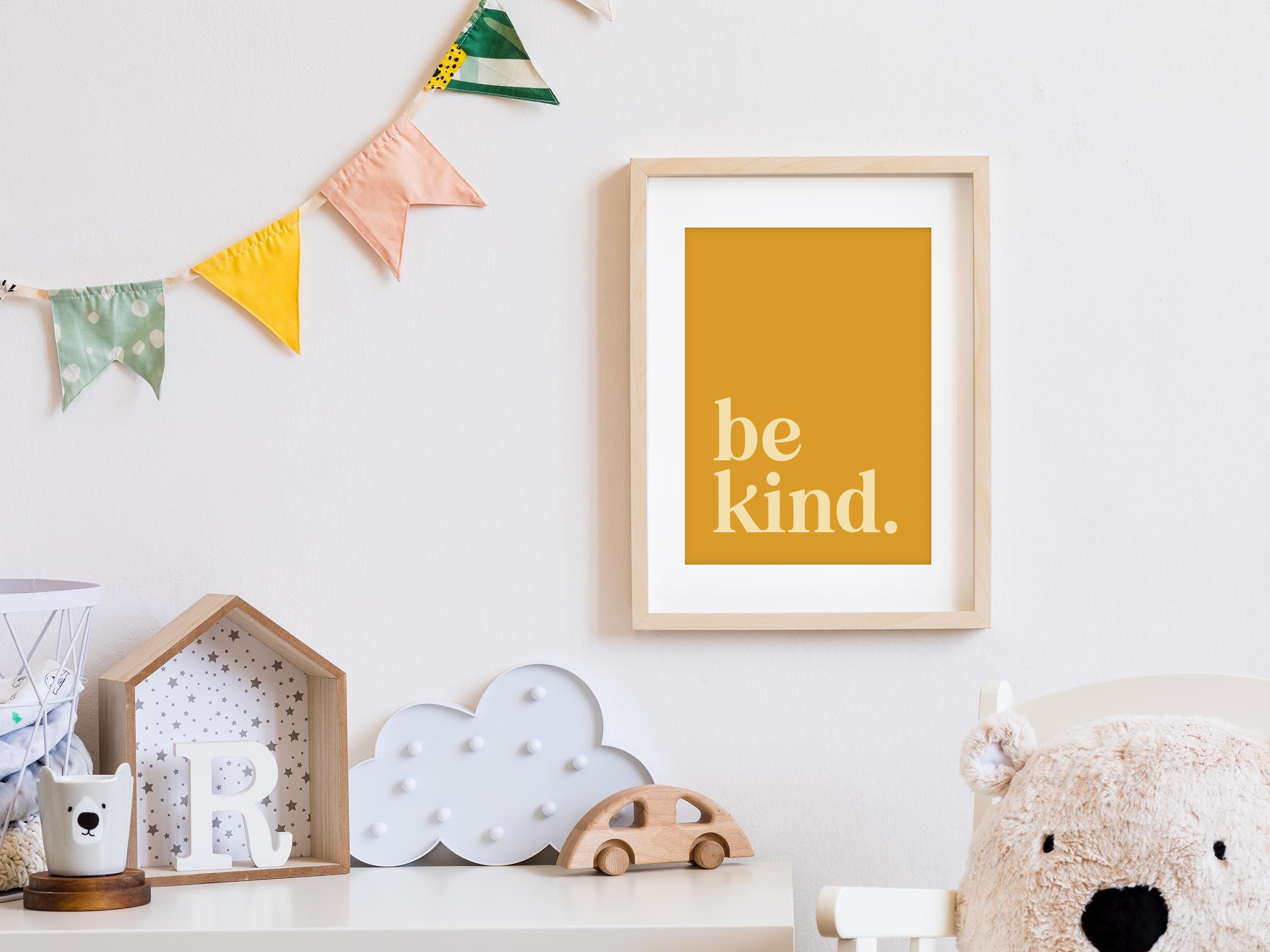 Be Kind Printable Wall Art | Classroom Decor | Kindness Quote Print ...