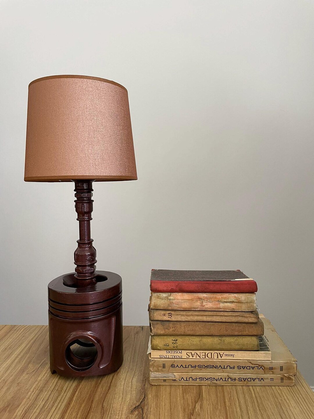 Industrial, Steampunk Style, Table Lamp, Night Light, Piston Lamp - Etsy