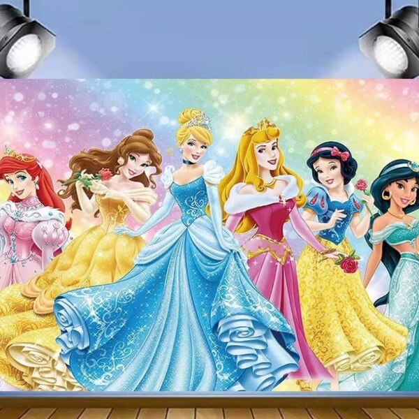 Princess Backdrop - Etsy