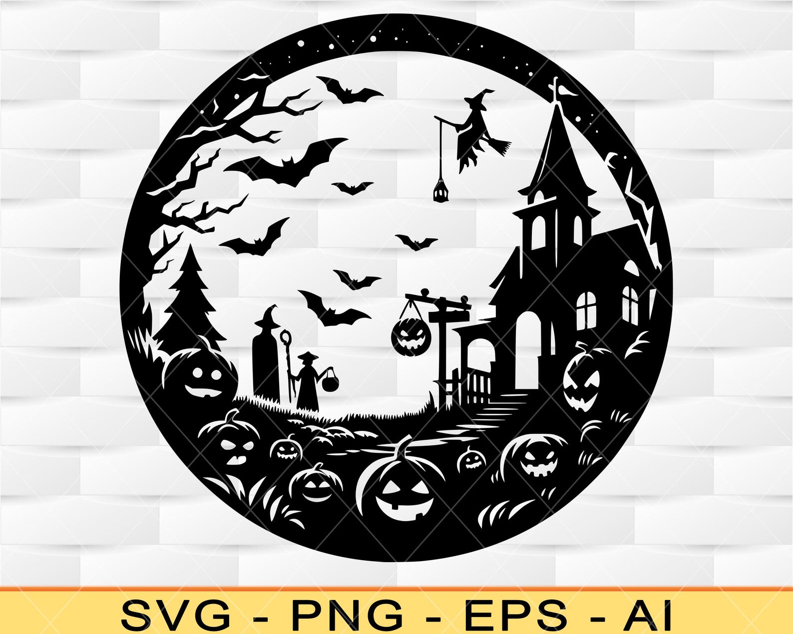 Haunted House Svg, Haunted House Png, Halloween Svg, Creepy House Svg ...