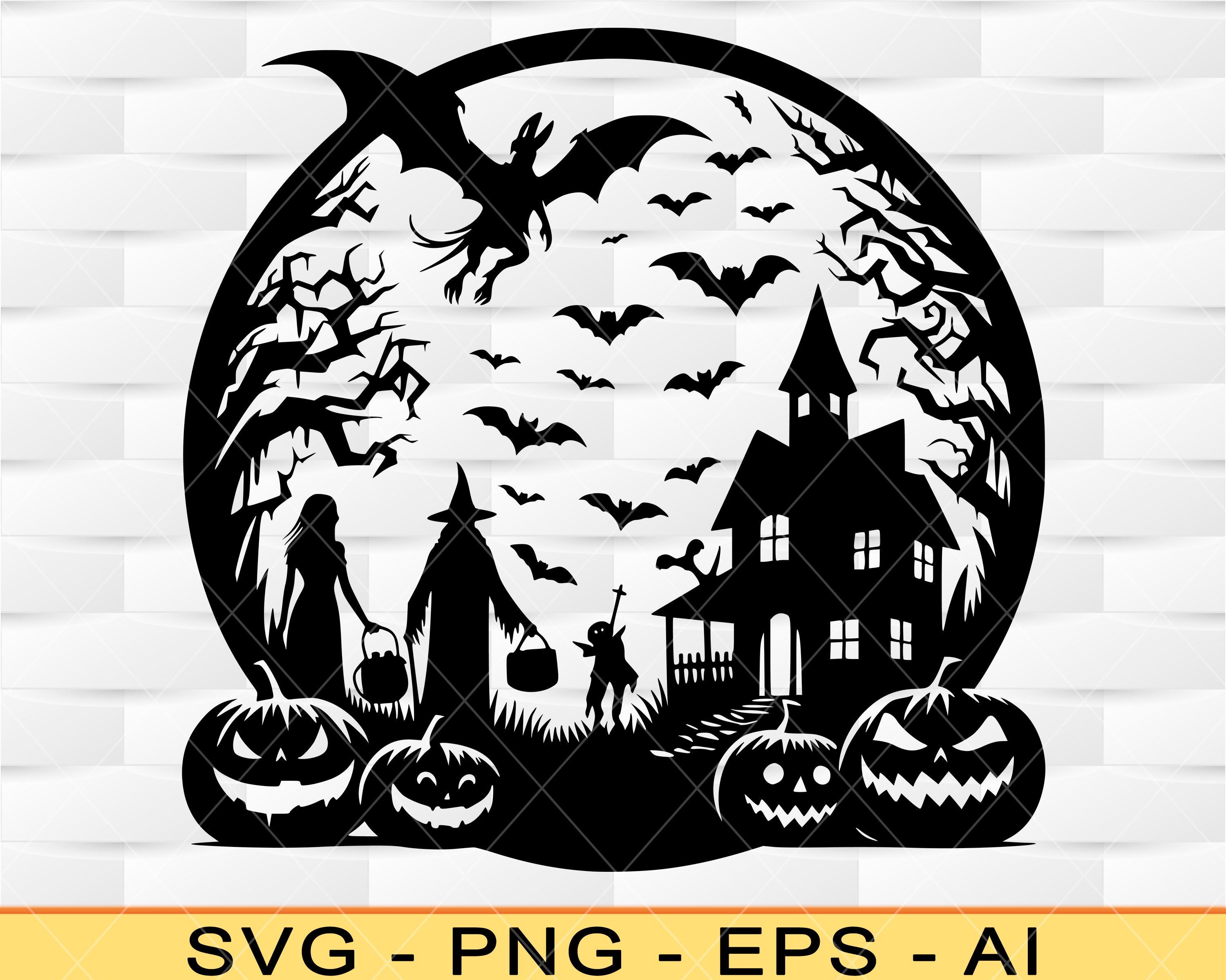 Haunted House Svg, Haunted Mansion Svg, Haunted House Png, Halloween ...
