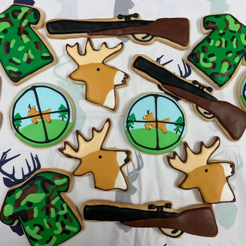 Hunting Cookies - Etsy