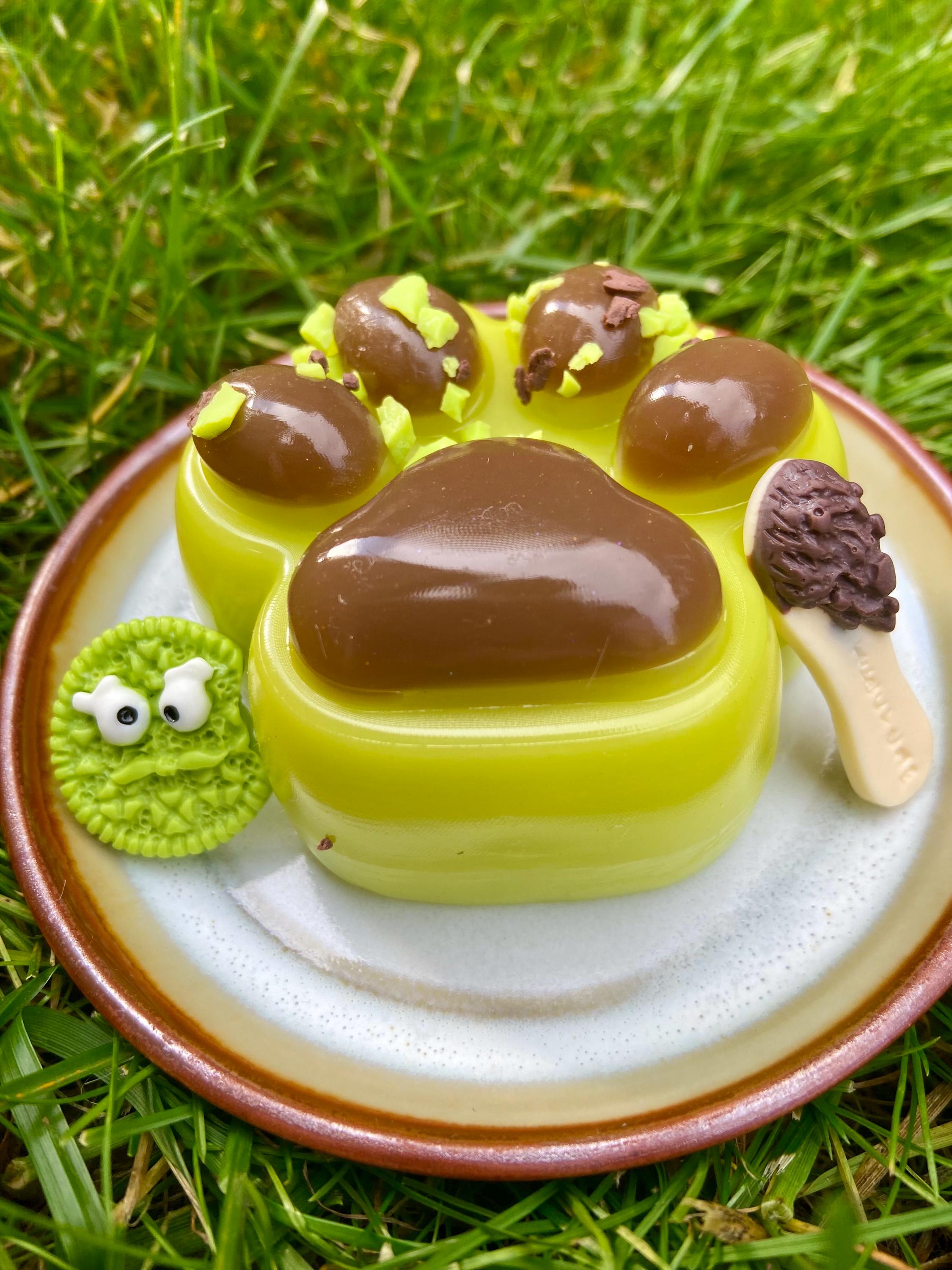 Matcha Oreo Cat Paw Taba Squishy Toy | Stress Relief Fidget Toy ...