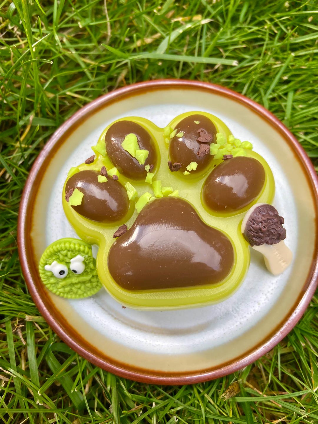 Matcha Oreo Cat Paw Taba Squishy Toy | Stress Relief Fidget Toy ...