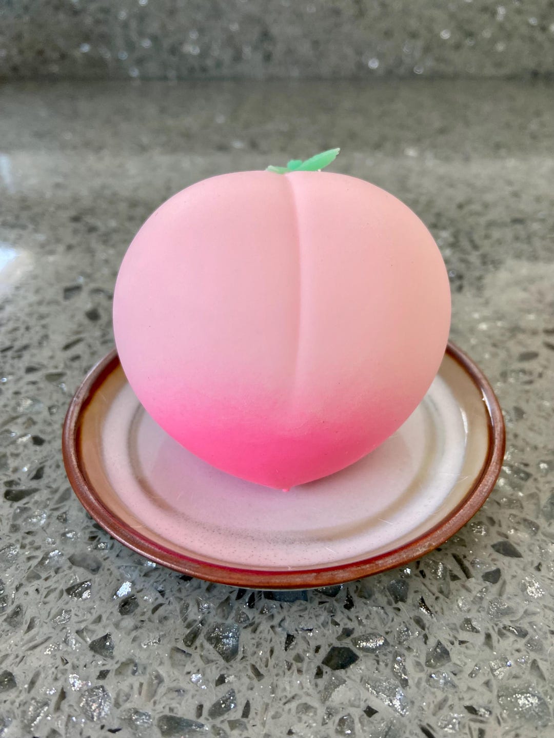 Pink Sunrise Juicy Peach Fruit Squishy Toy | Stress Relief Fidget Toy ...