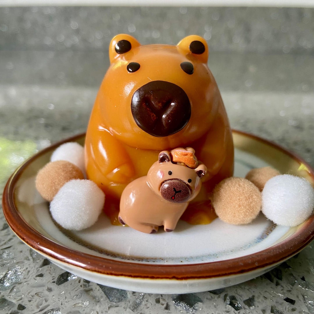 Handmade Capybara Squishy Toy | Kawaii Stress Relief Fidget - Etsy