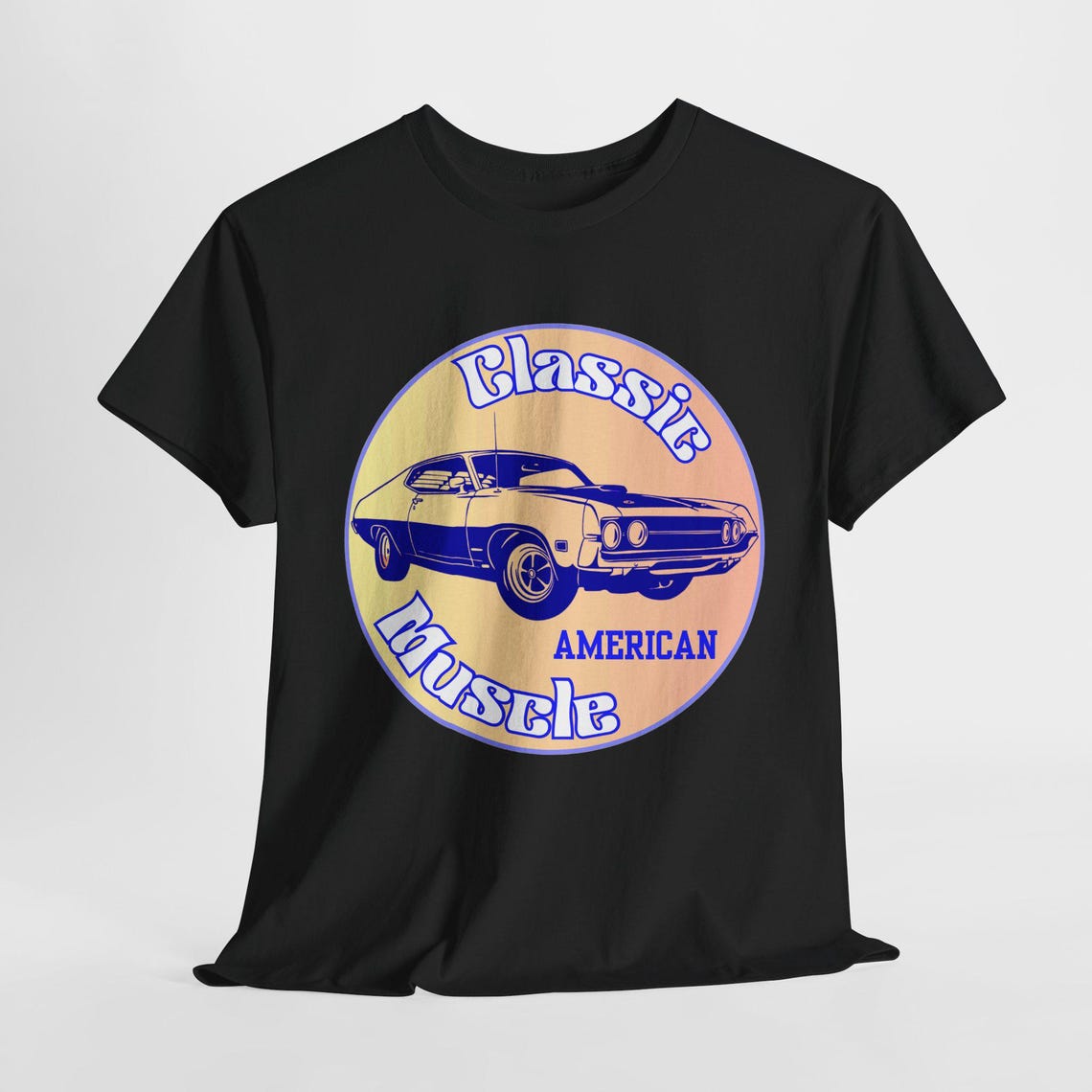 Vintage Muscle Car T-shirt, 70s Ford Torino Cobra Tee, Retro Car Lover ...
