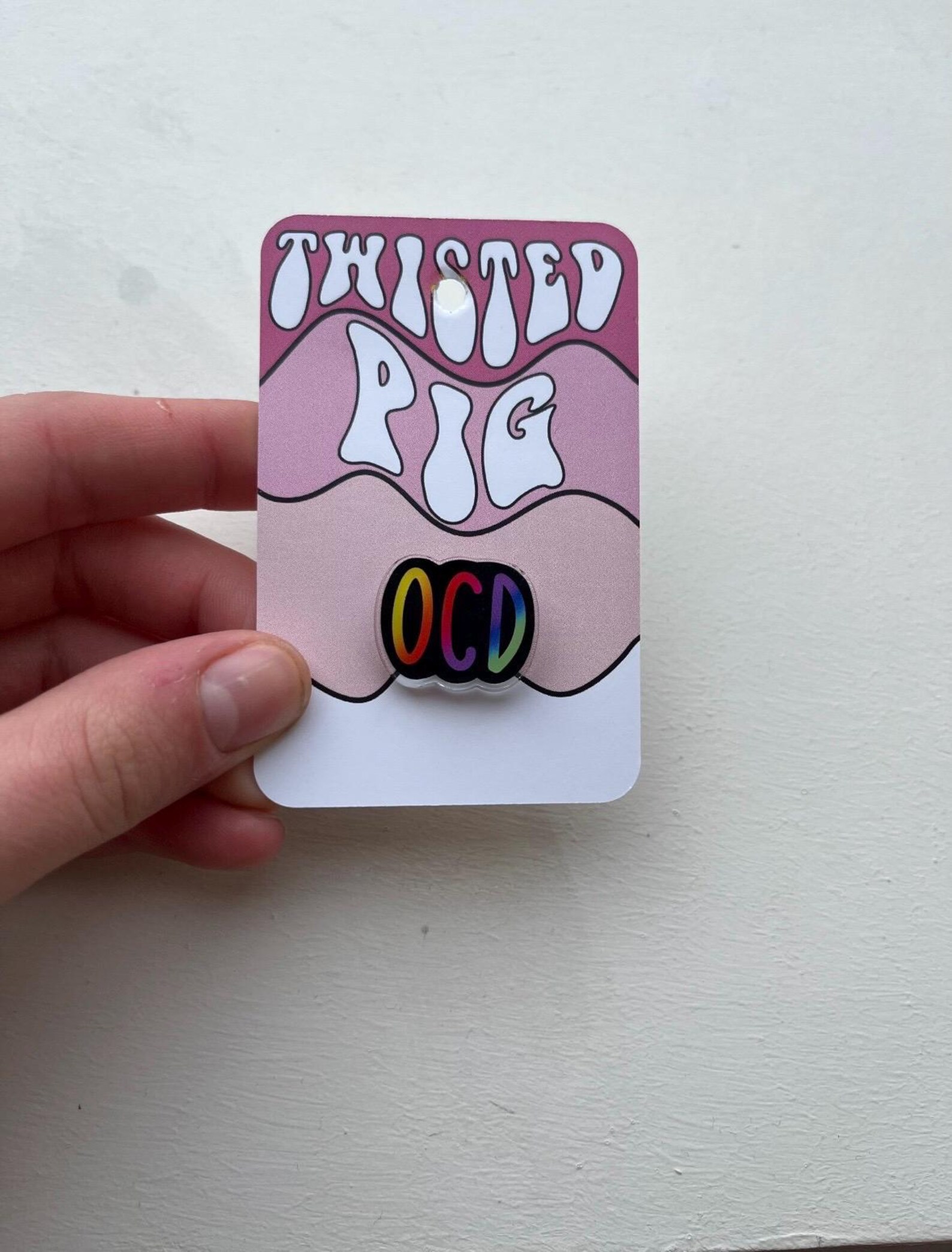 OCD Obbsesive Compulsive Disorder Adhd Add Pin Badge Acrylic Pin ...