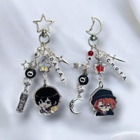 Bungou Stray Dogs Soukoku Enamel Pins Dazai and Chuuya - Etsy