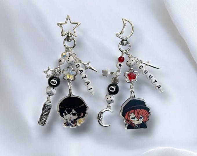 Bungou Stray Dogs Soukoku Enamel Pins Dazai and Chuuya - Etsy