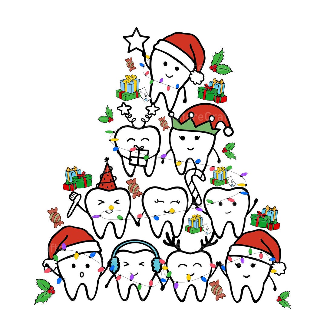 Oh Dentistree Christmas Png, Funny Christmas Png, Dental Assistant ...