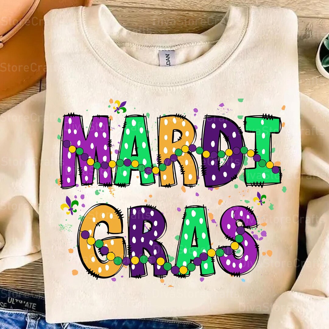 Retro Mardi Gras Bow PNG, Fat Tuesday Png, Mardi Gras Celebration Png ...