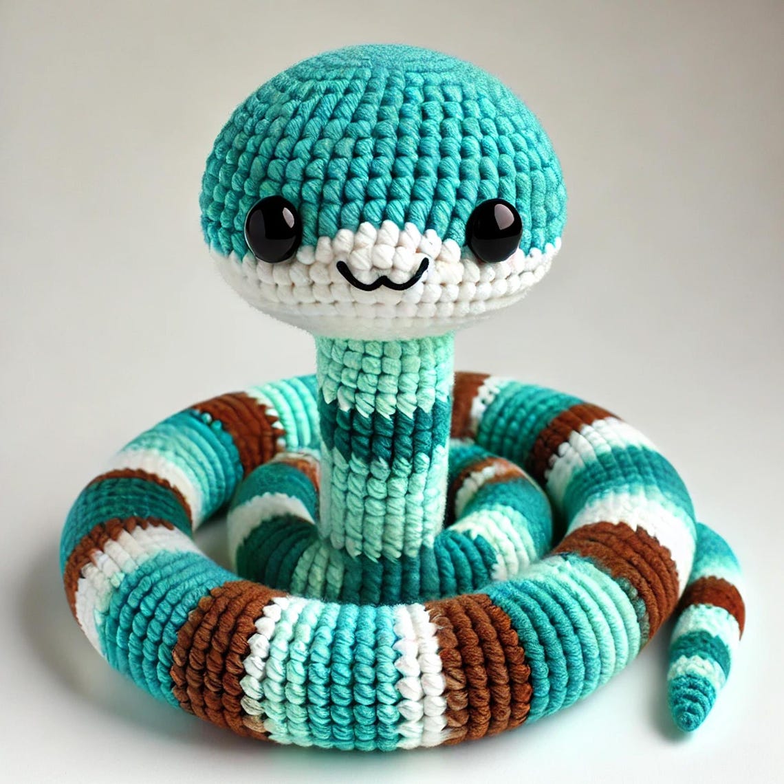 Snake Plush Crochet Pattern, Amigurumi Animal, Crochet PDF, Amigurumi ...