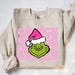 Grinchmas Face Preppy PNG, Christmas Movie Png, Pink Christmas Png ...