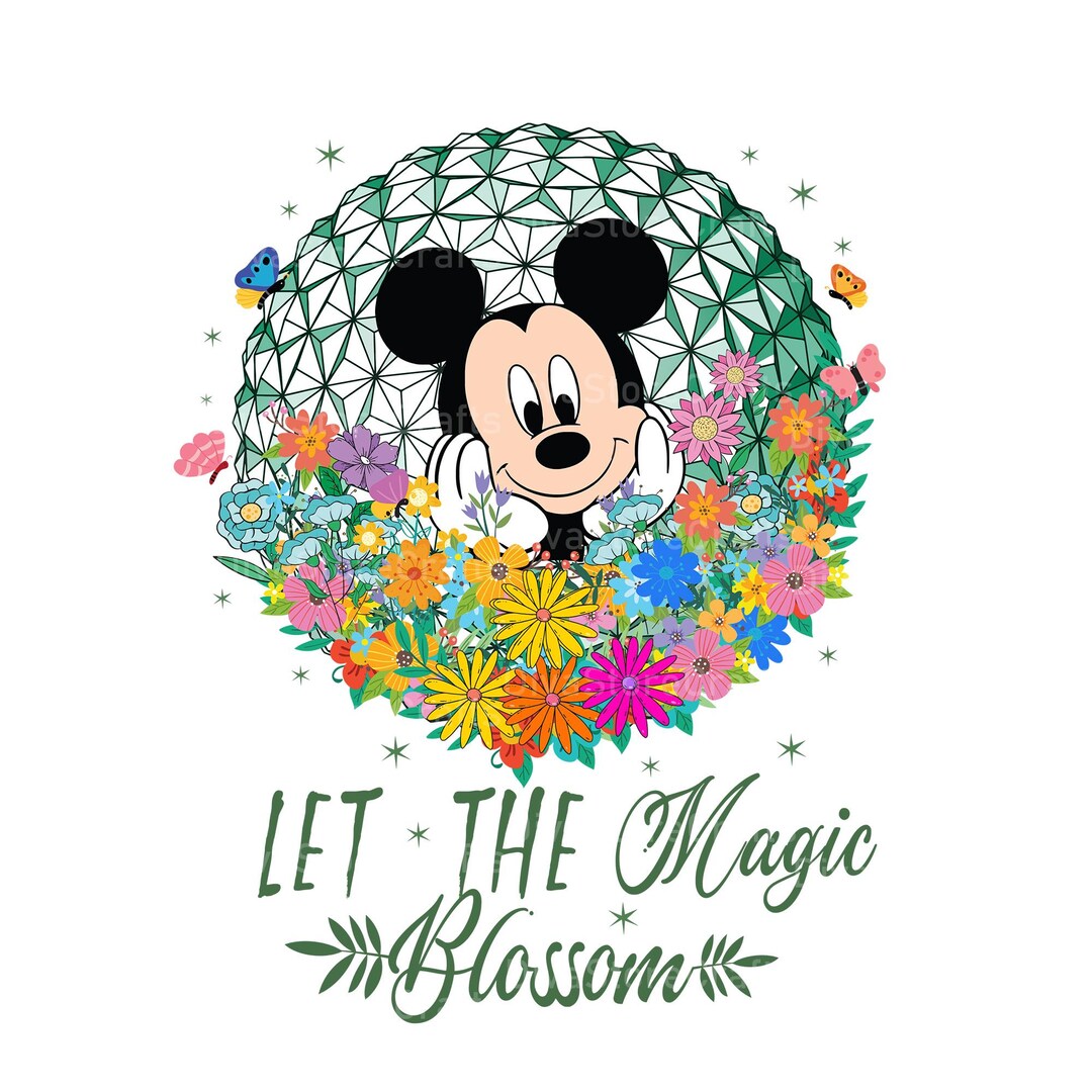 Let the Magic Blossom PNG, Magic Blossom Png, Cute Mouse Png, Flower ...