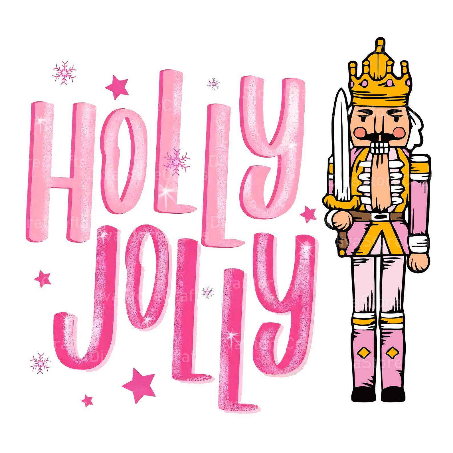 Holly Jolly Nutcracker PNG, Christmas PNG, Nutcracker Christmas ...