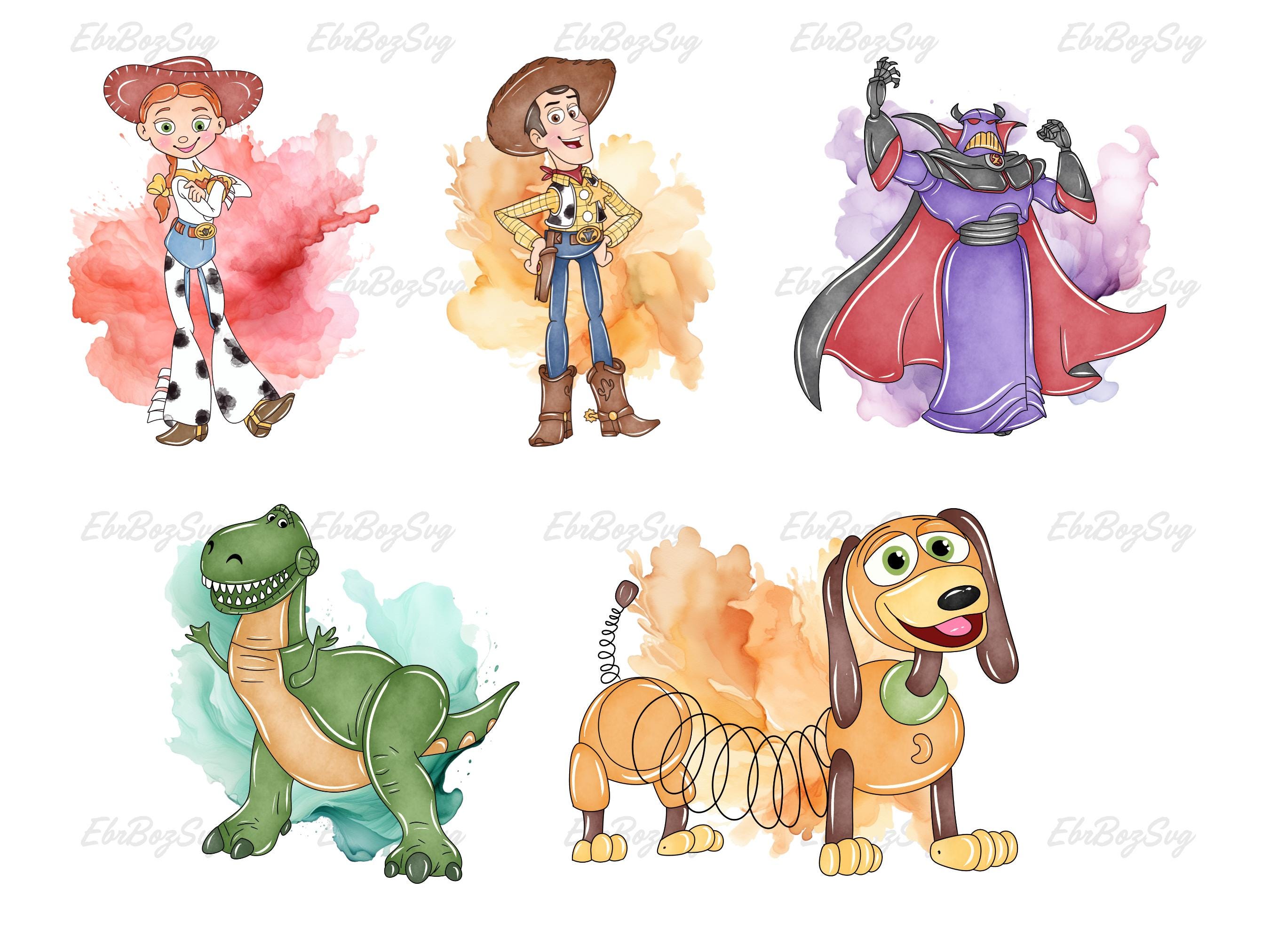 Watercolor Toy Story Png Bundle, Toy Story Png, Woody Png, Toy Story ...